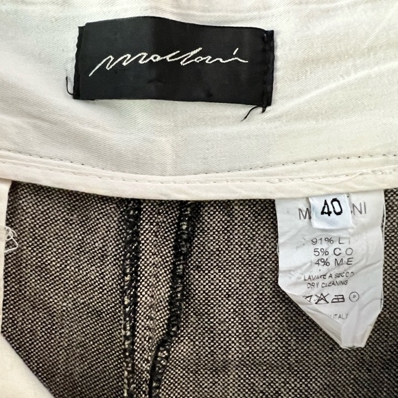 Molloni | Pants & Jumpsuits | Molloni Designer Heavy Linen Dress Pants ...